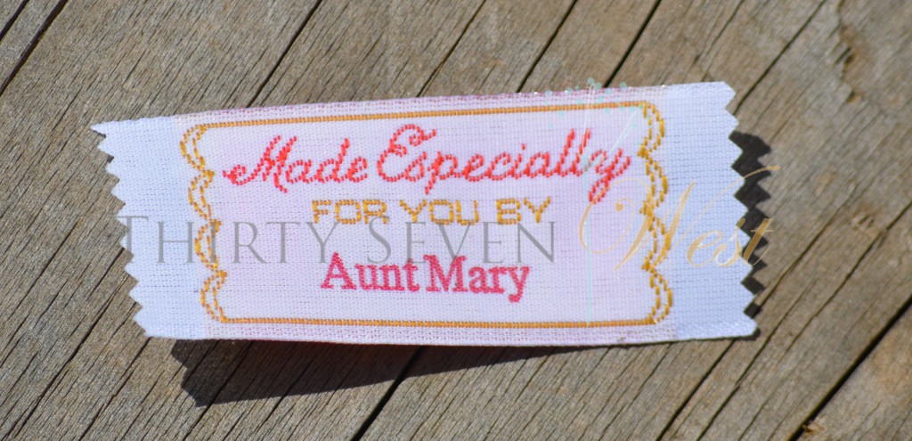 Made Especially For You By Woven Fabric Labels | ThirtySevenWest
