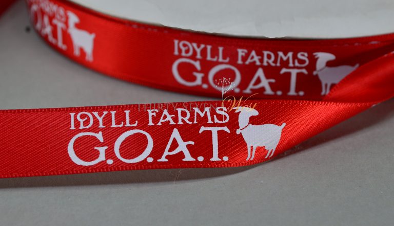 Red Ribbon or Red Printing | ThirtySevenWest